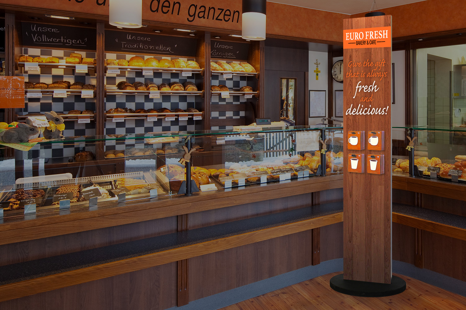 FAB Stand | Supermarket Signage