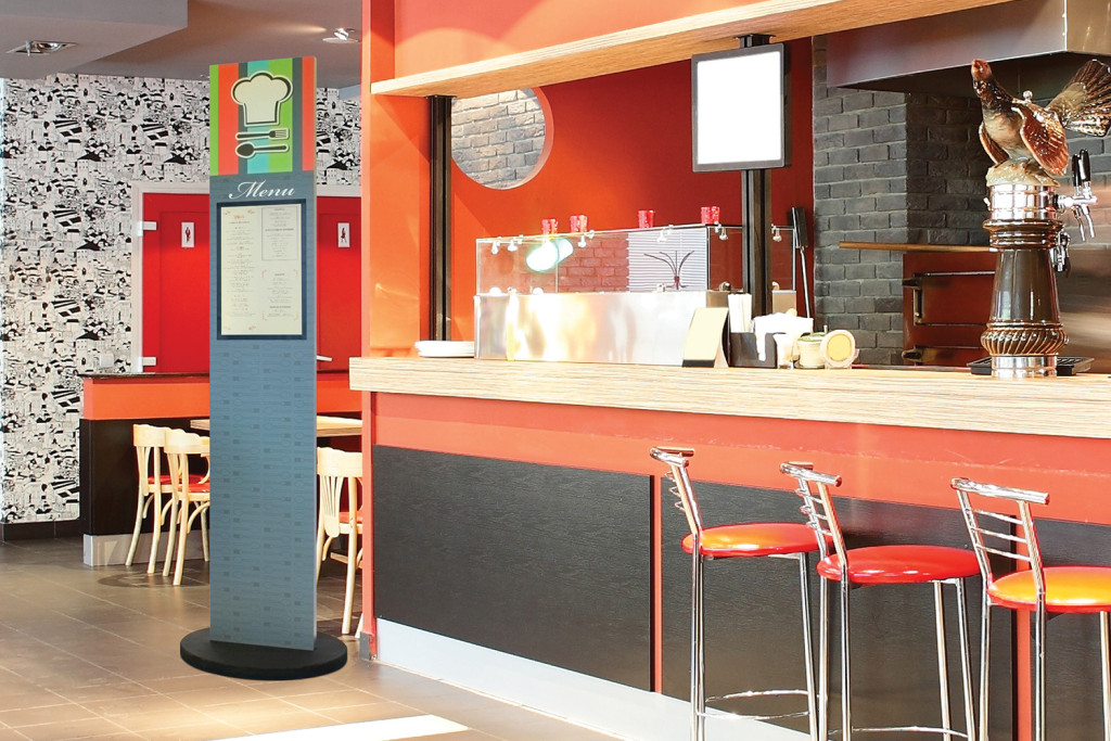 FAB Stand | Supermarket Signage